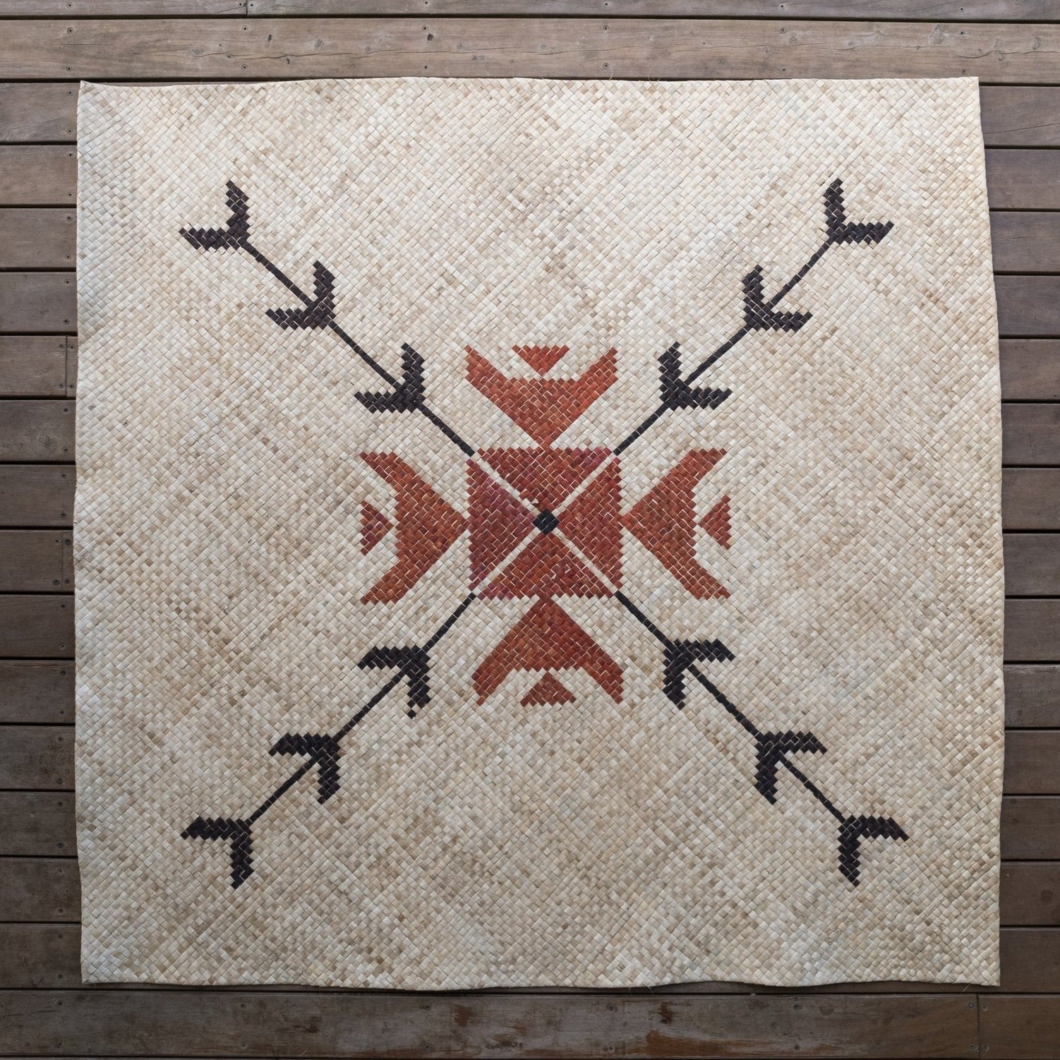 Kioa Handwoven Square Tarawa Mat – Rise Beyond The Reef
