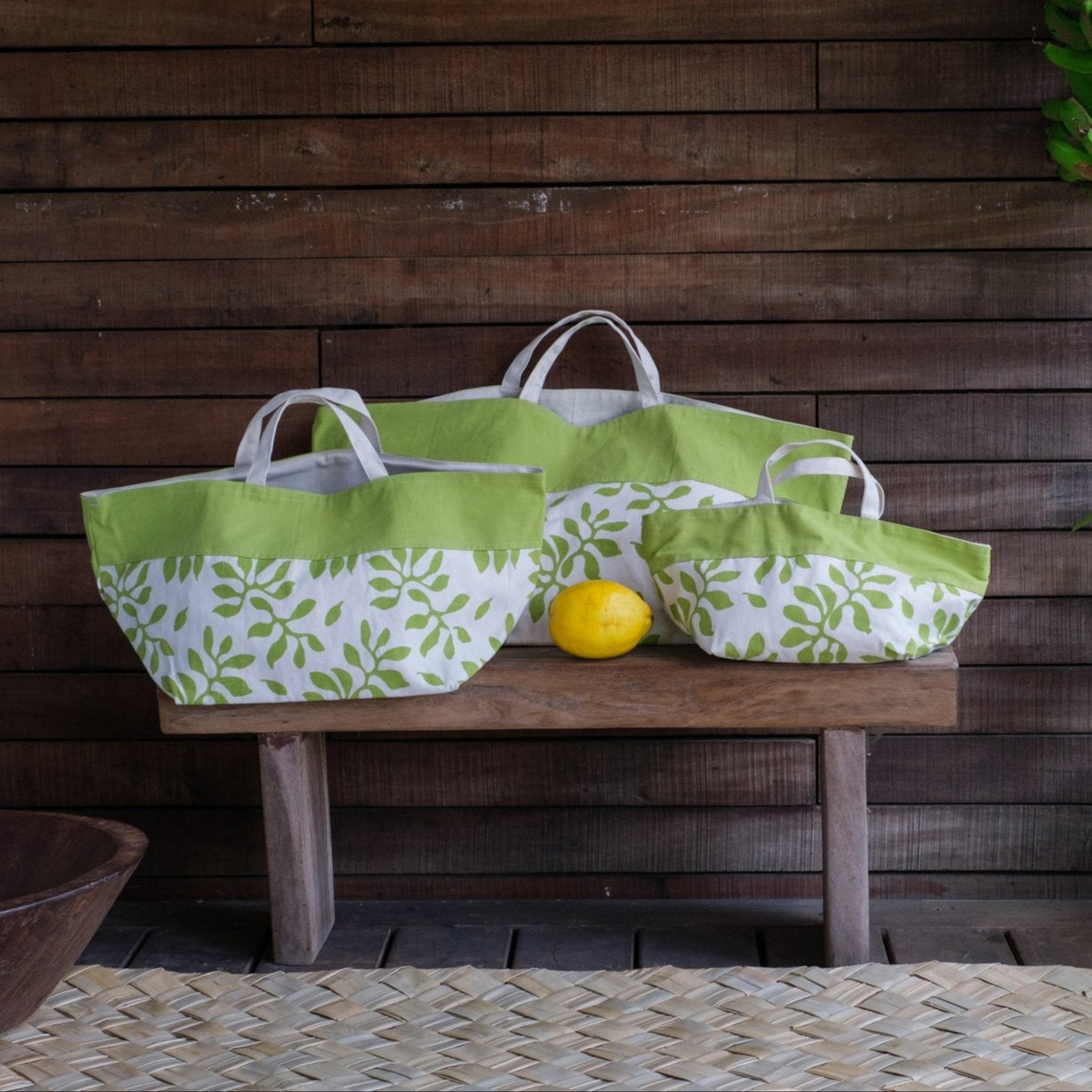 Tote - Karisi Print, Sweet Pea – Rise Beyond The Reef