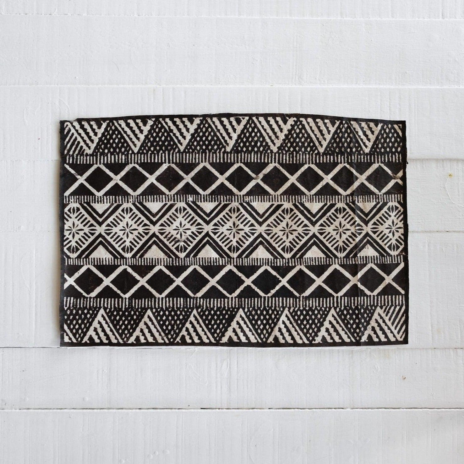 Handprinted Masi Wall Hanging - Daimani Sewa – Rise Beyond The Reef