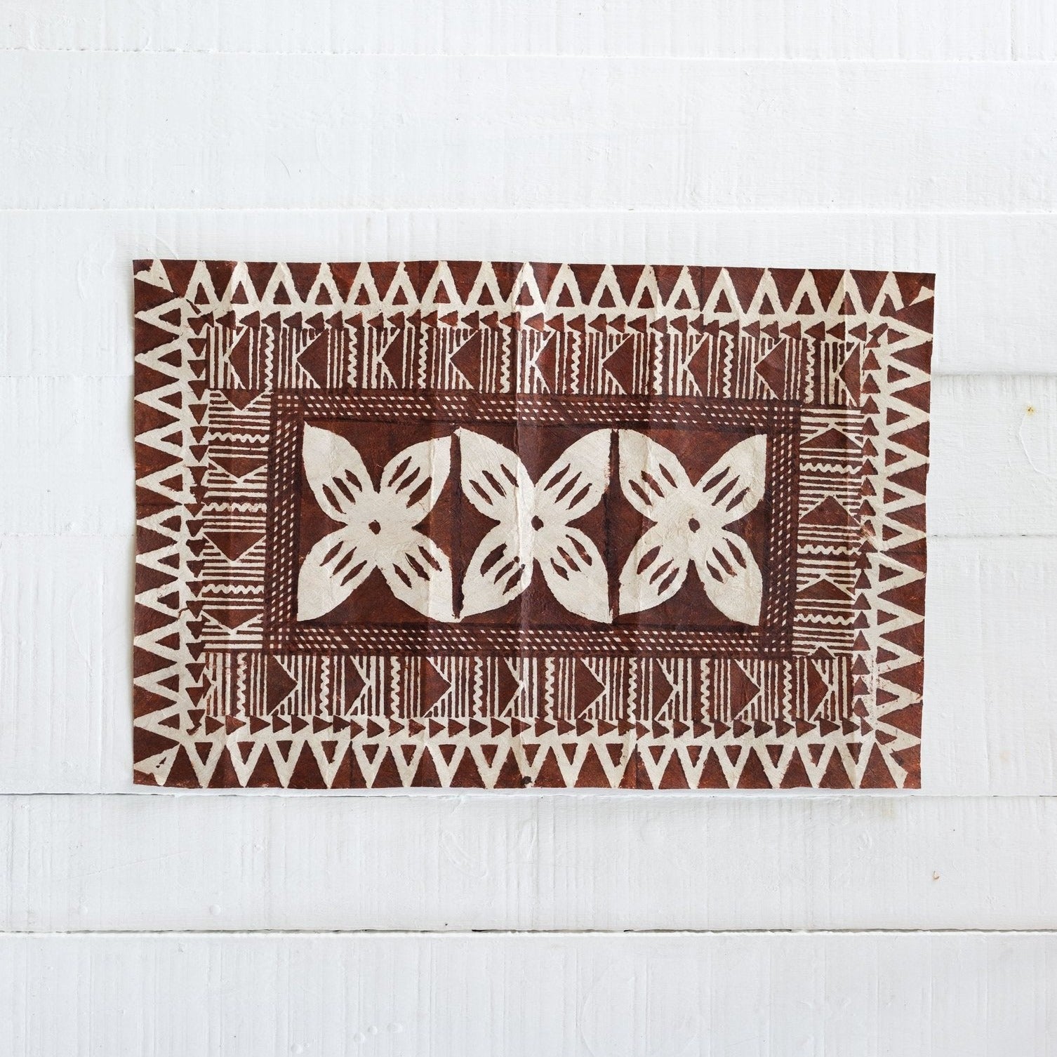 Handprinted Masi Wall Hanging - Senibua Sewa – Rise Beyond The Reef